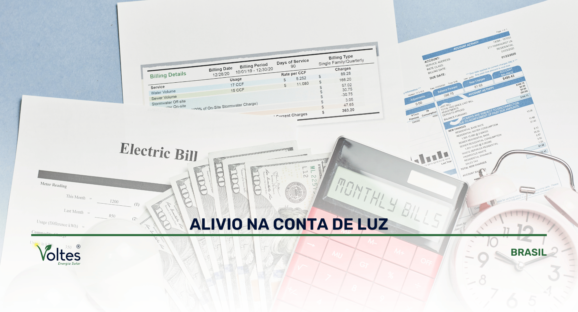 ALÍVIO NA CONTA CONTA DE LUZ: A ENERGIA SOLAR QUE TRANSFORMA - Voltes ...
